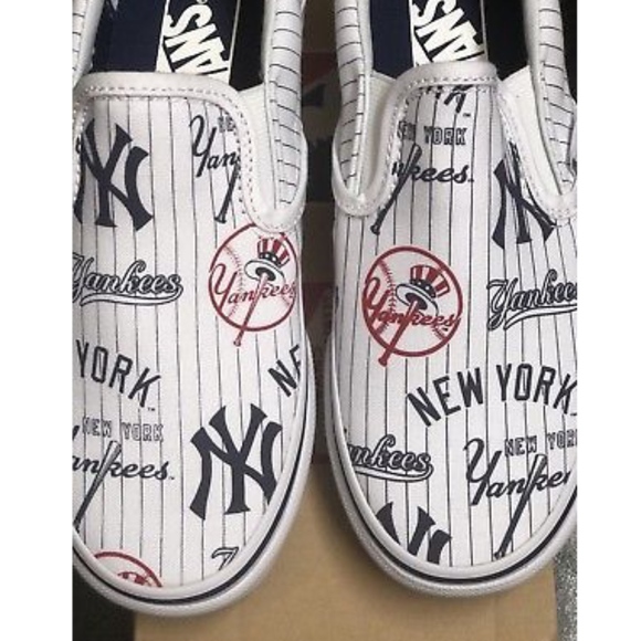 Vans | Shoes | Vans Classic Slipon Mlb New Yorkyankees Shoes | Poshmark